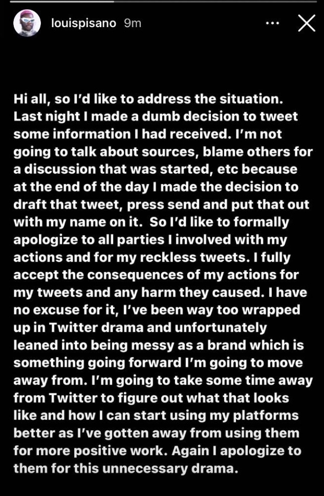 Person who sparked Rihanna and A$ap Rocky break up rumours apologises ...