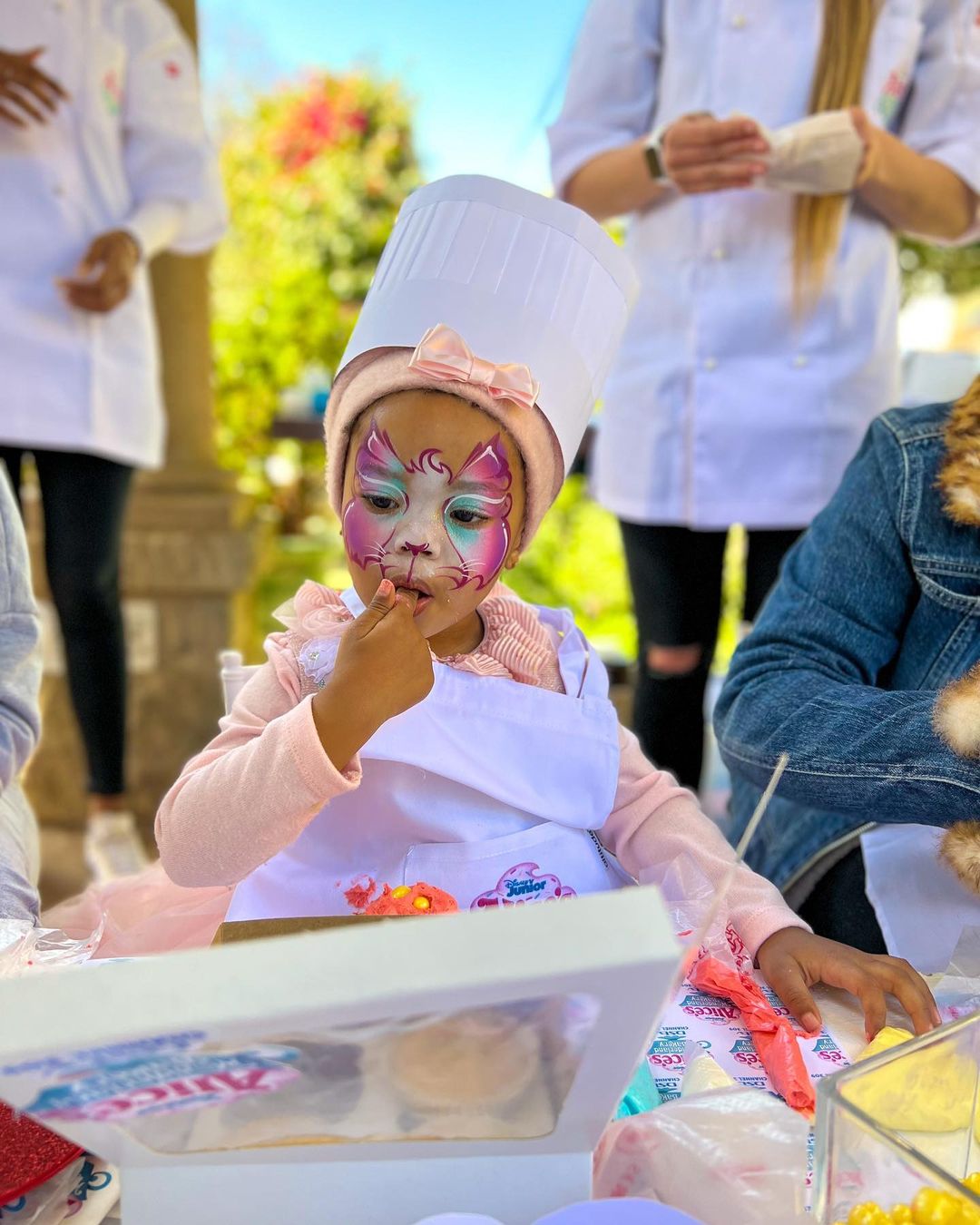 PICS: Bontle Modiselle and daughter, Afrika steal the show at Disney ...