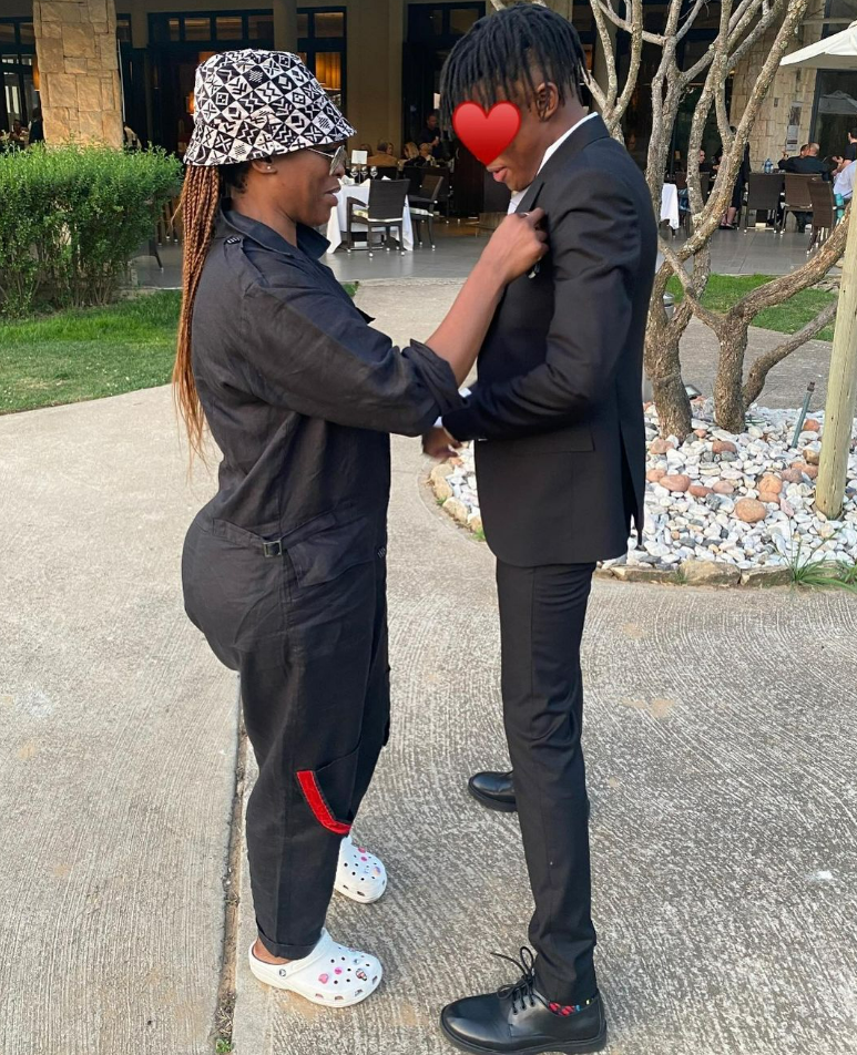 Photos: Unathi Nkayi's son is all grown up, shares cute moments from ...