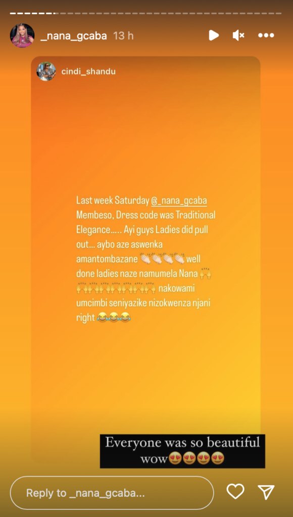 Kefilwe Mabote steals the show as she outdresses the bride at the ...