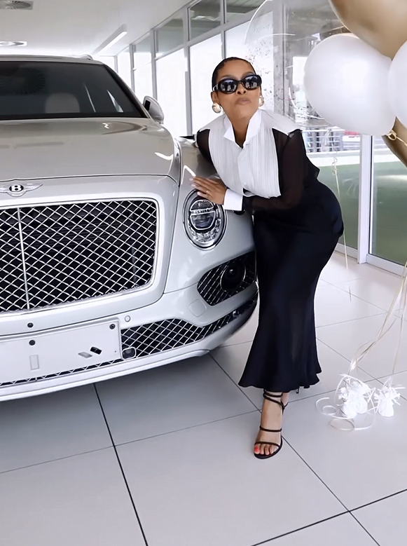 WATCH: Kefilwe Mabote shows off her new multi-million rand, Bentley ...