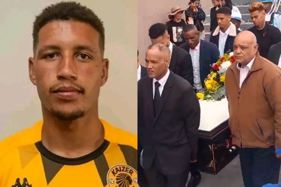 Sad scenes: Inside Kaizer Chiefs star Luke Fleurs' funeral - Photos ...