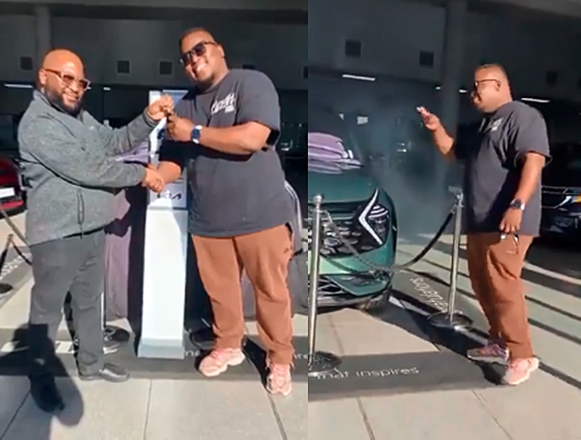 Sol Phenduka buys new car a few weeks after being involved in an ...